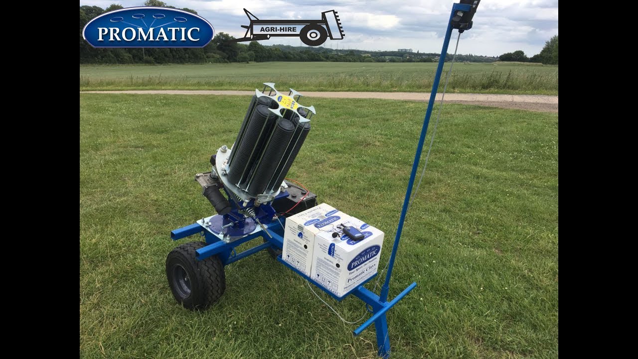 AgriHire's Promatic clay trap demo video - YouTube