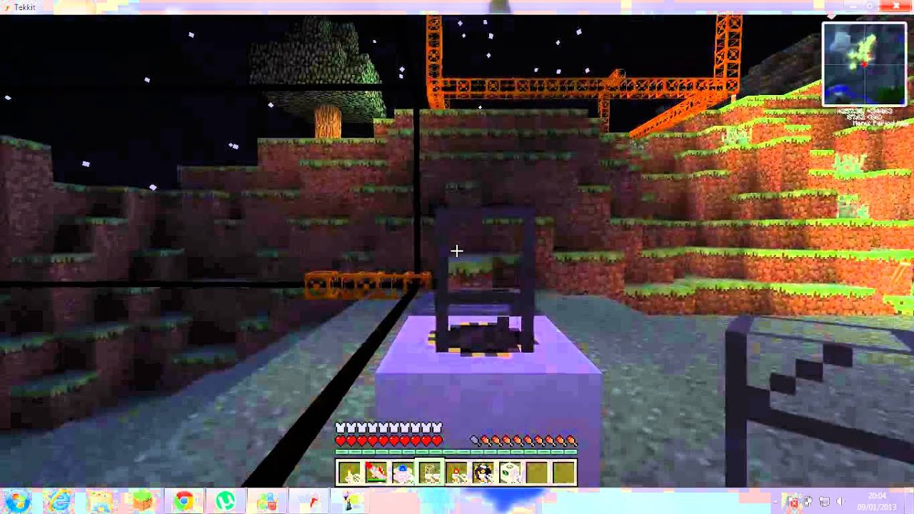 lets play: how to build a quarry in tekkit - YouTube