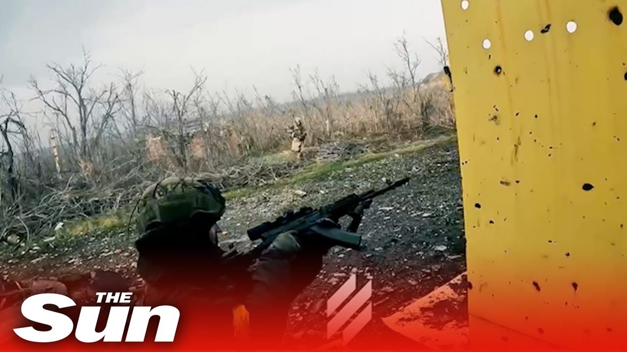 First-person footage shows Pro-Russian fighters firing rifles in ...