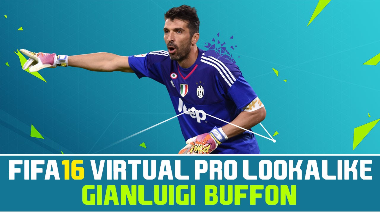 FIFA 16 | VIRTUAL PRO LOOKALIKE TUTORIAL - GIANLUIGI BUFFON - YouTube