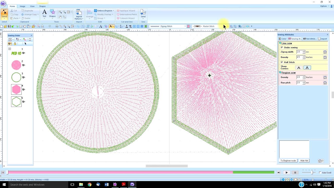 PE Design 10 (lesson 6) editing closed paths - YouTube