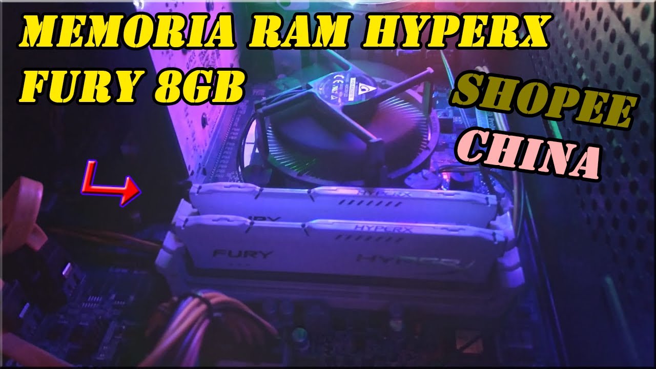 MEMORIA RAM SHOPEE, CHINA 2X8 GB UNBOXING - YouTube
