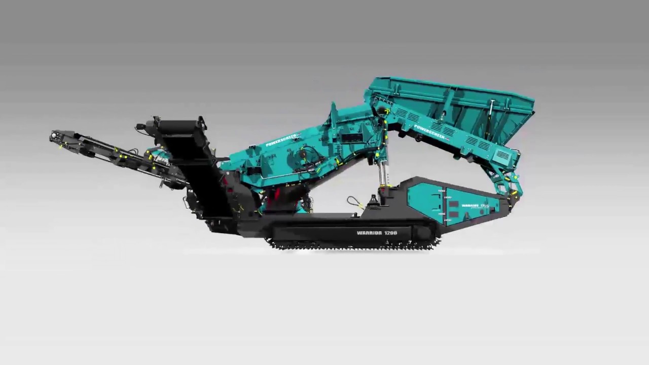 Powerscreen Warrior 1200, turn up the volume! - YouTube