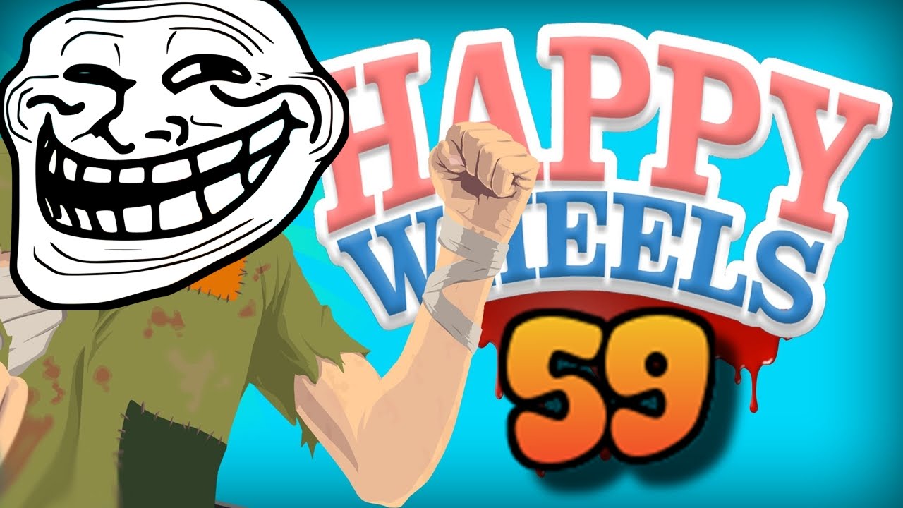 Happy Wheels ep.059 Happy Troll Quest :D - YouTube