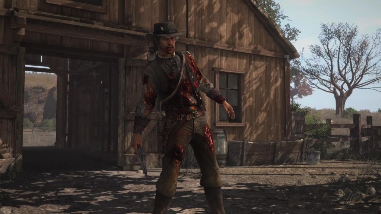 RDR1 John Marston death - YouTube