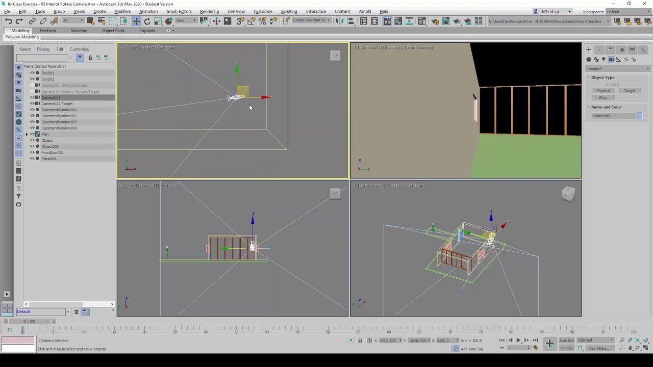 How to Create an Interior Rotating Camera View Animation - YouTube