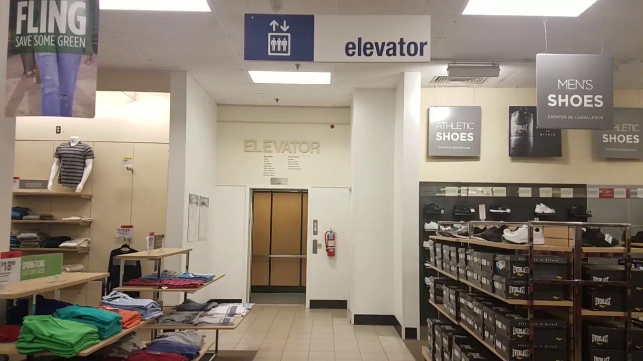 Westinghouse Hydraulic Elevator at Sears, Burlington Center, Burlington ...