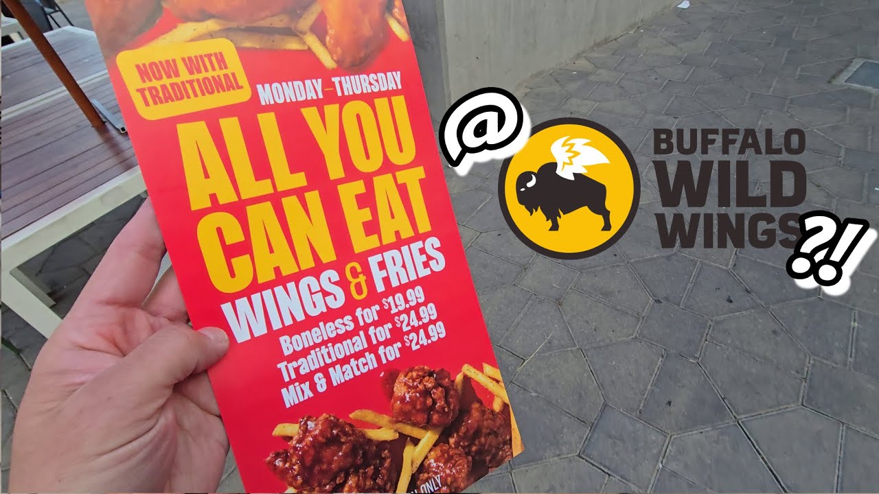 All You Can Eat Wings @ Buffalo Wild Wings?! - YouTube