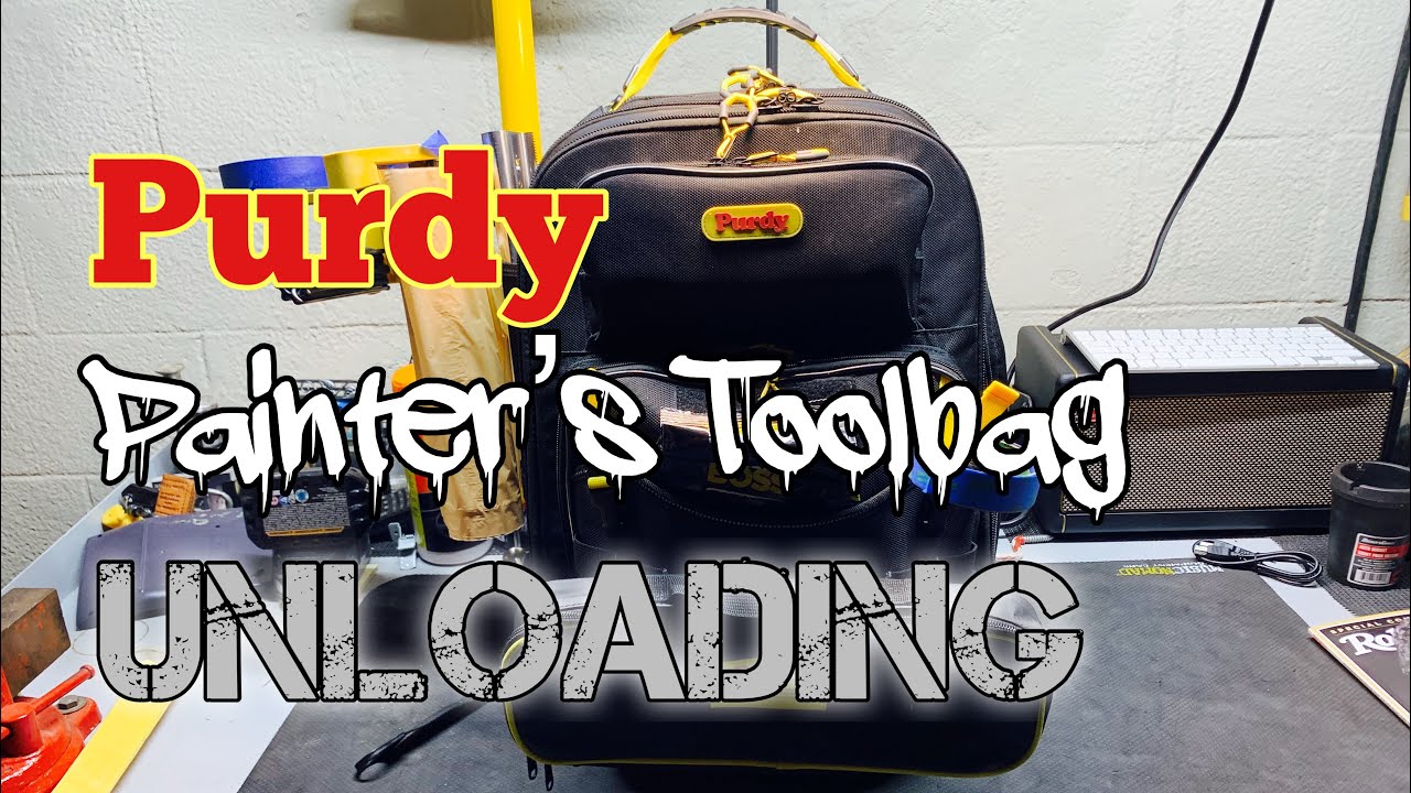 Purdy Painter's Toolbag Unloading | Purdy Backpack - YouTube