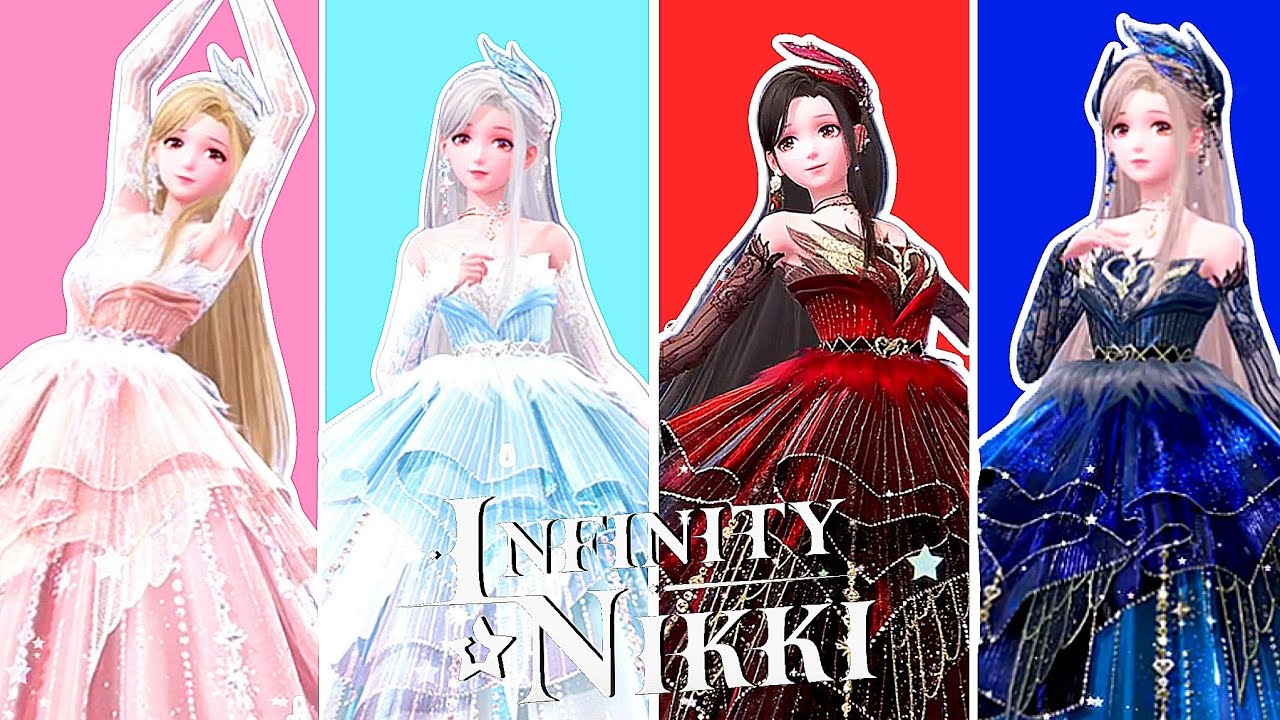 5 🌟 Outfit | Fairytale Swan - All Evolution Animations Showcase (Infinity Nikki) - YouTube