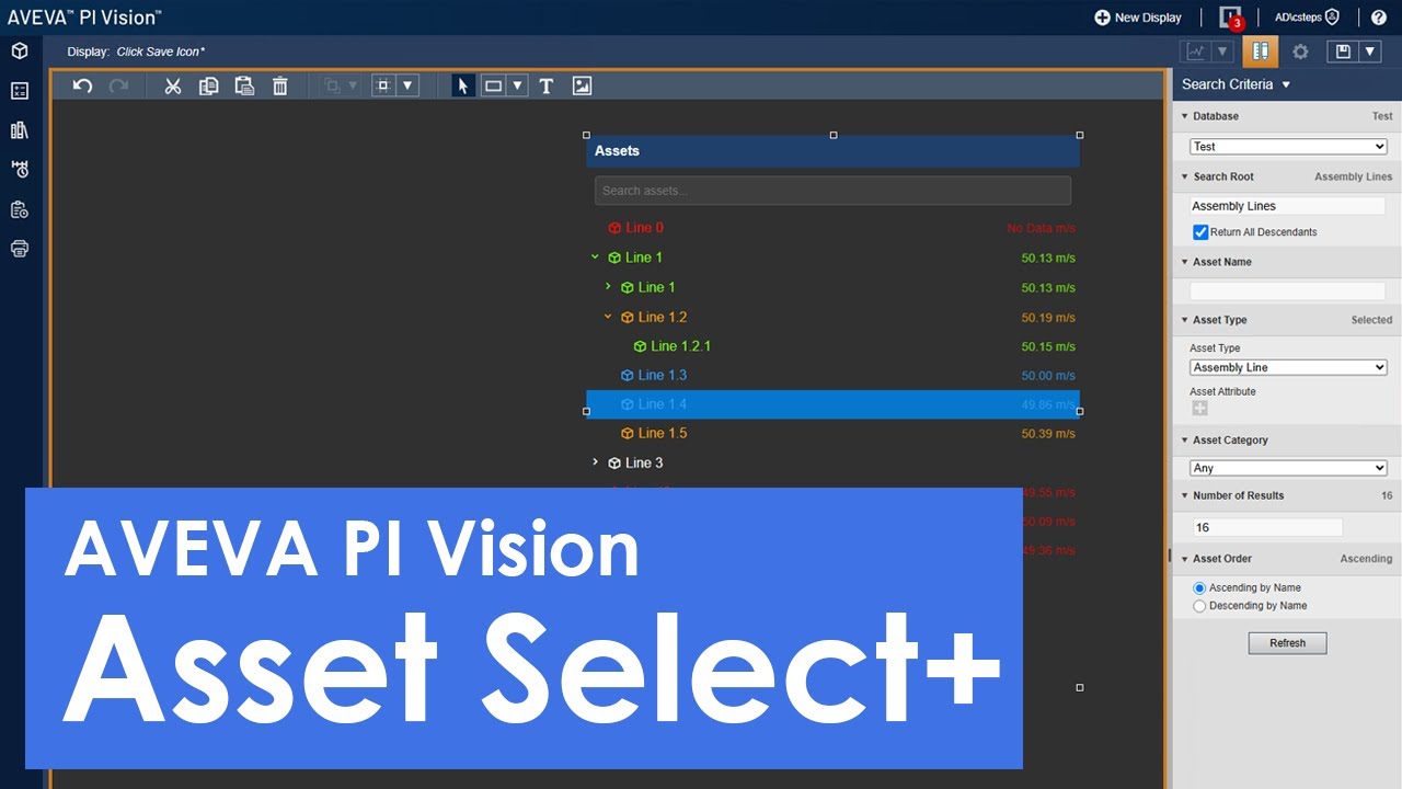 Asset Select+ for PI Vision | Smart Asset Picker with Tree, Search ...