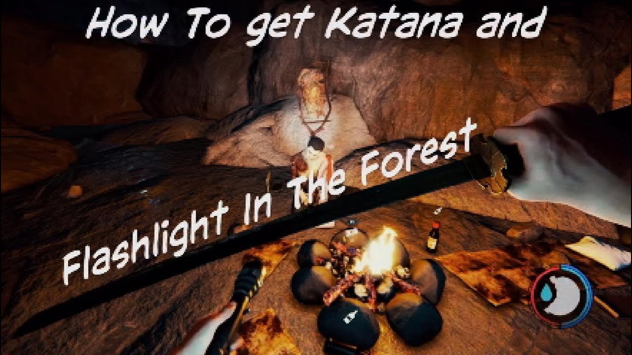 How To Get The Katana And Flashlight In The Forest - YouTube