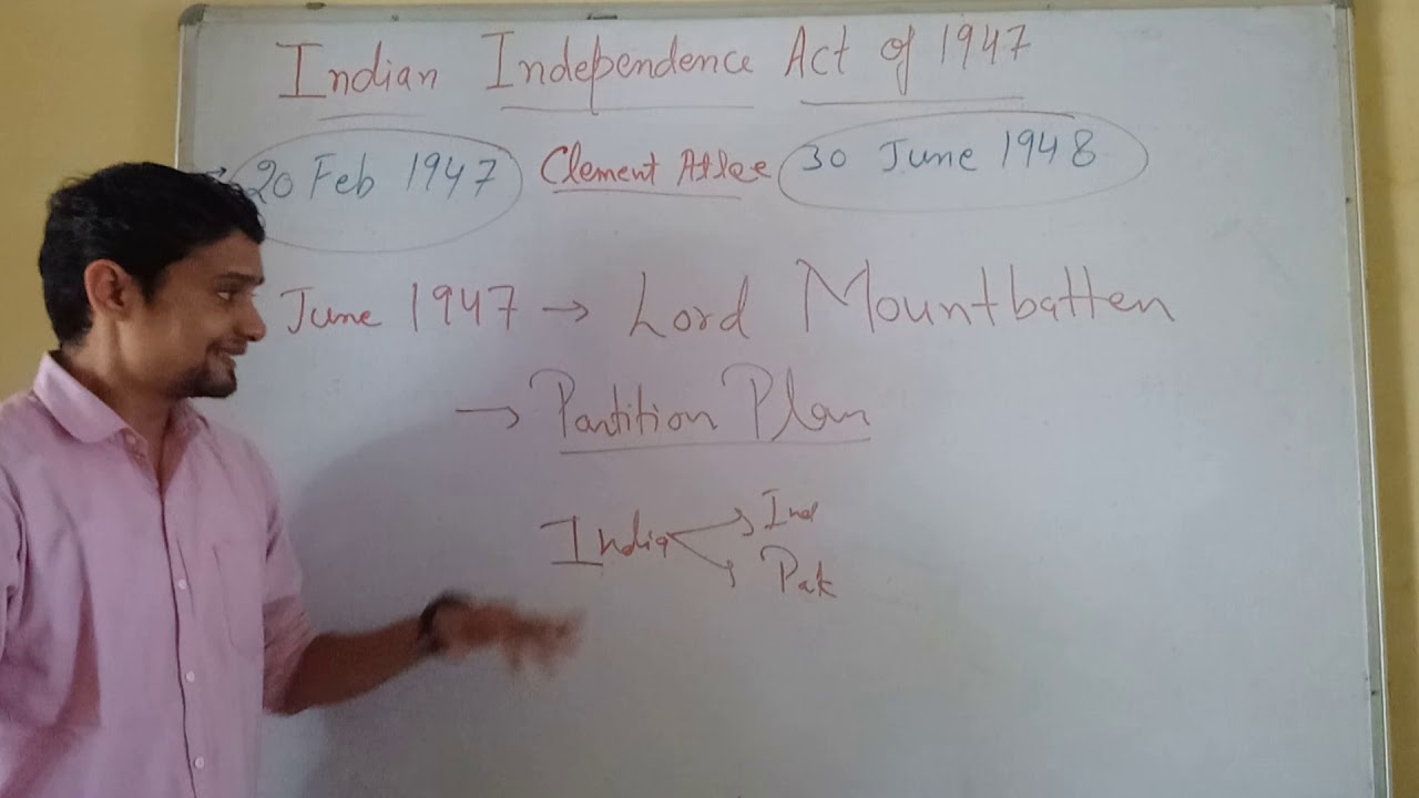 Indian Independence Act of 1947, Polity Lecture 7: Vivek Arya Sir 🇮🇳 ll ...