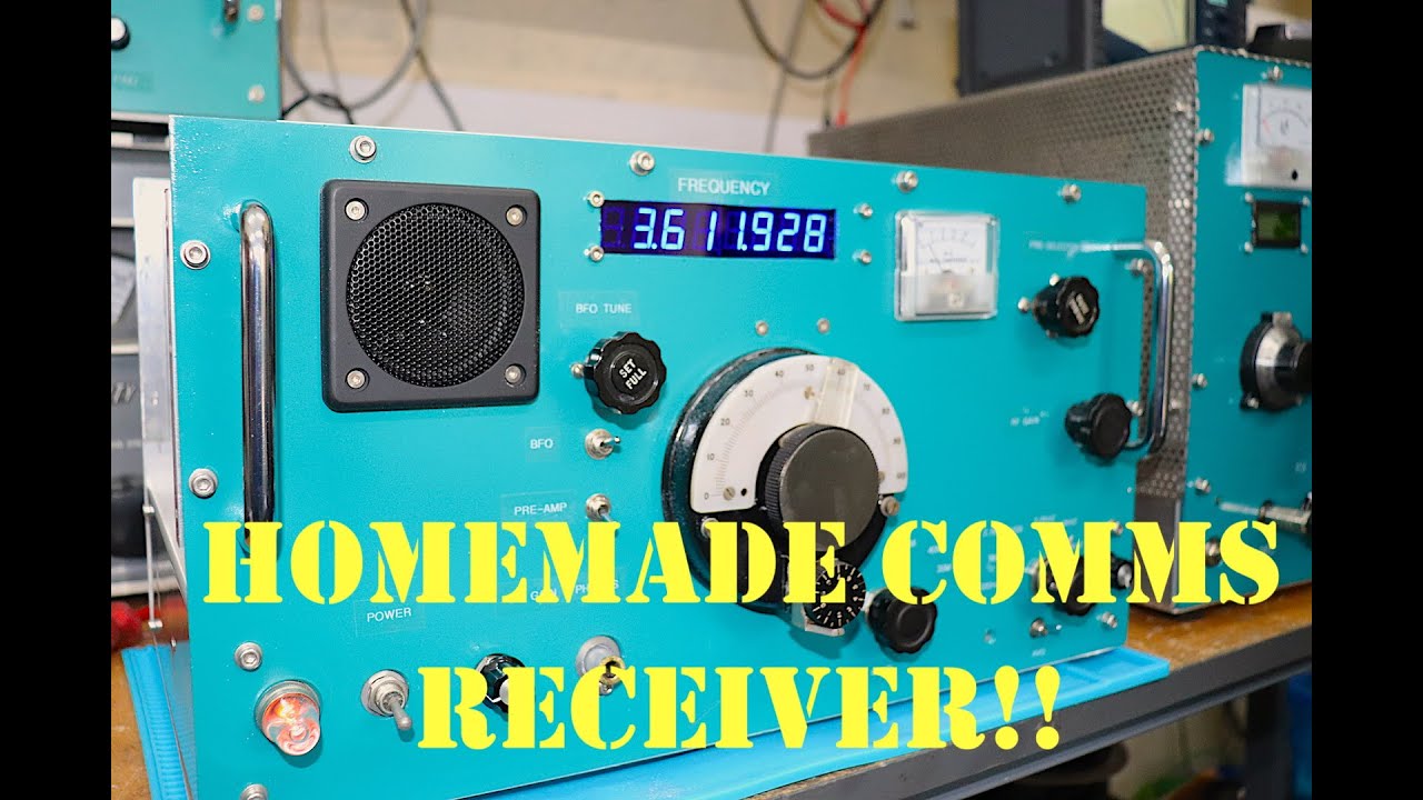 My Homebrew Communications Receiver - YouTube