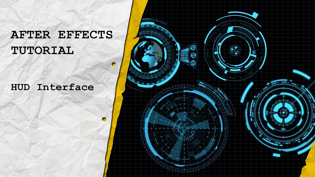 After Effects Tutorial: HUD Interface / Head Up Display - YouTube
