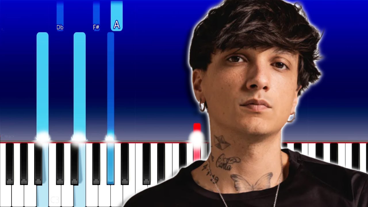 Sanremo 2023 - Ultimo - Alba (Piano Tutorial) - YouTube