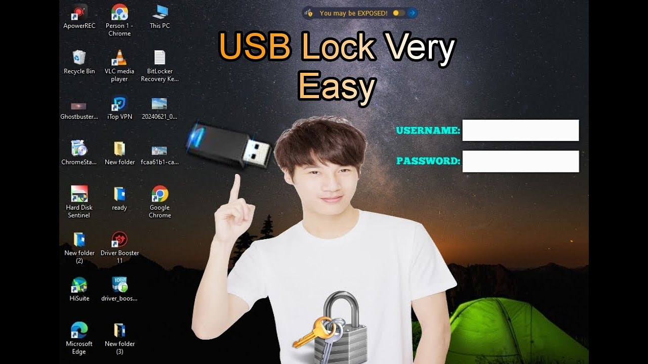 how to set a password on usb drive |usb password |how to lock hard ...