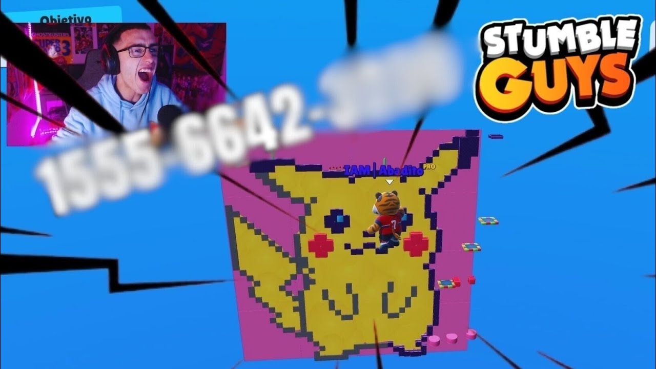 JUGAMOS EL MAPA DE PIKACHU EN STUMBLE GUYS! #stumbleguys - YouTube
