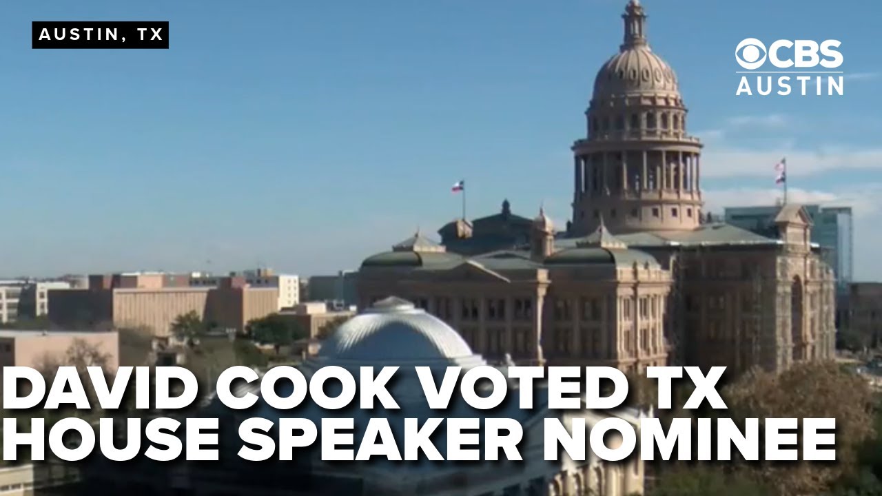 David Cook voted as Texas House Republican Nominee for Speaker of the ...