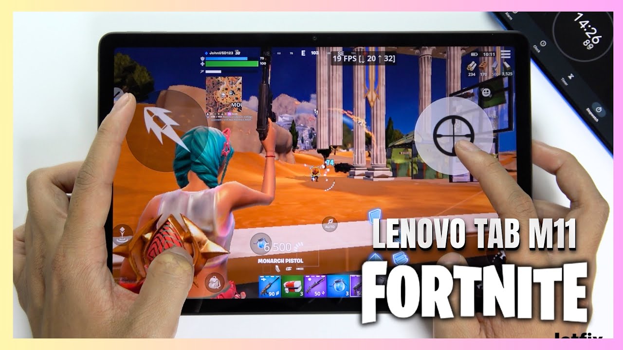 Lenovo Tab M11 Fortnite Mobile Gaming test | Helio G88 - YouTube