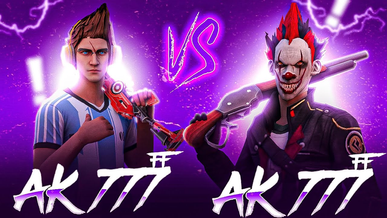 AK 777 FF VS AK 777 FF ?😯 Dangerous Fight 🔥Who will Win ?😳Garena Free ...