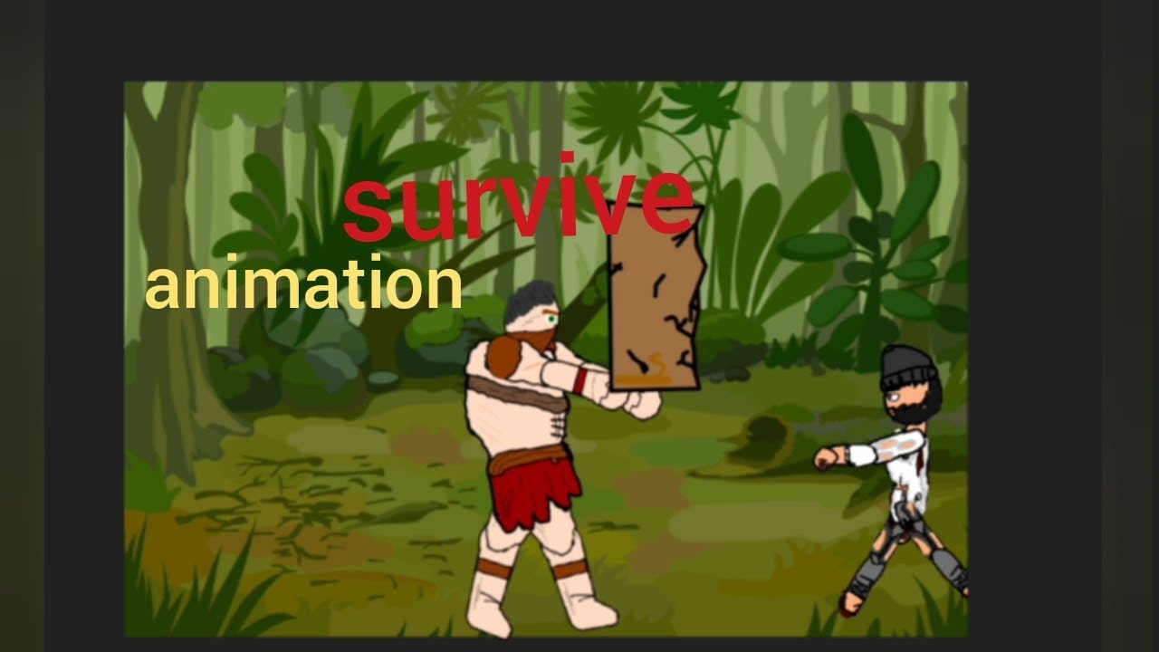 survive animation part 2:drawing cartoon 2 - YouTube