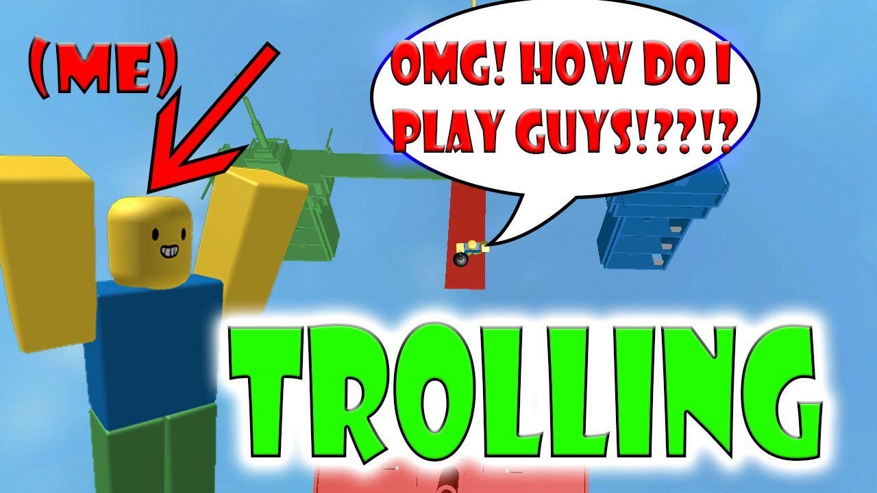TROLLING people as A NOOB on Doomspire Brickbattle - YouTube