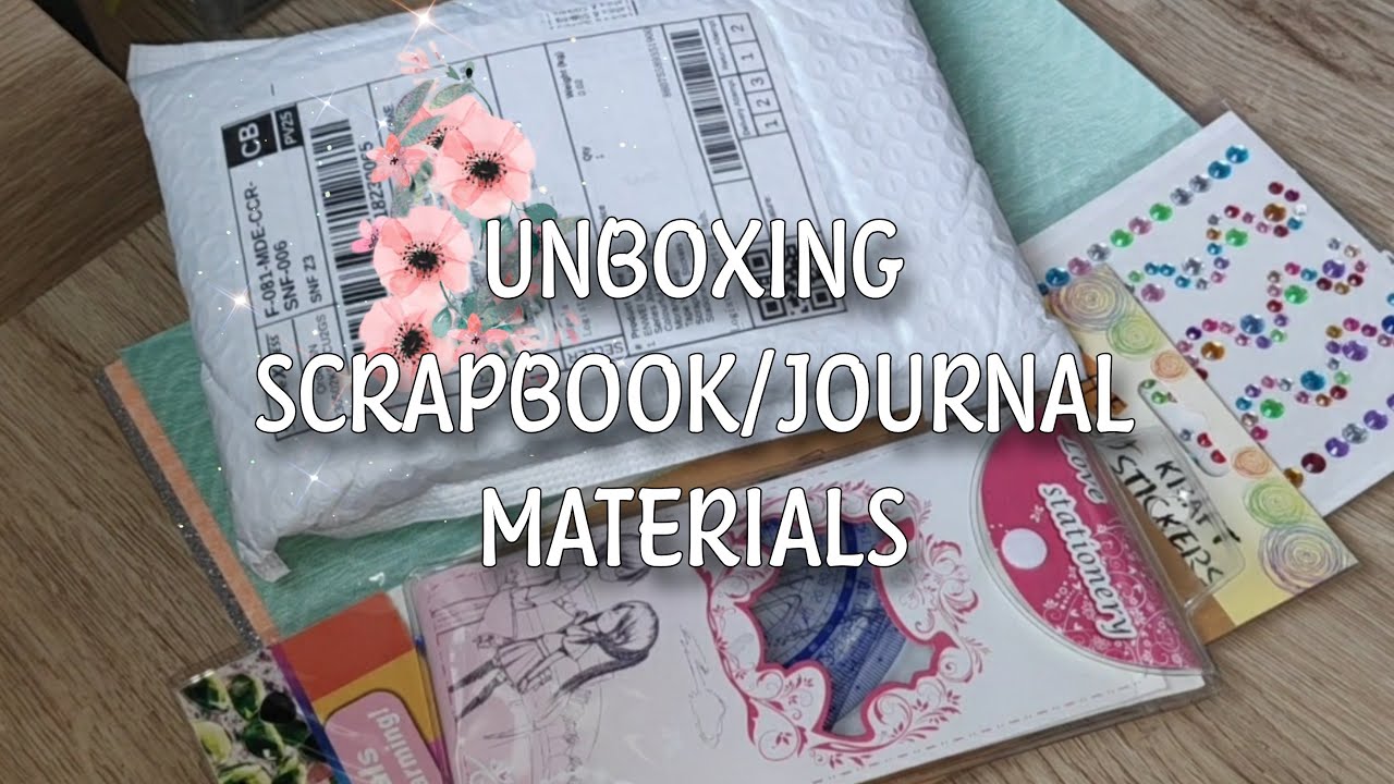 SCRAPBOOK/JOURNAL MATERIALS || CREATIVE DESIGN|| JOURNALING - YouTube