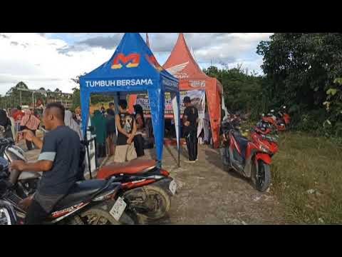 Suasana sore hari di Ds.rimba sari km53 - YouTube