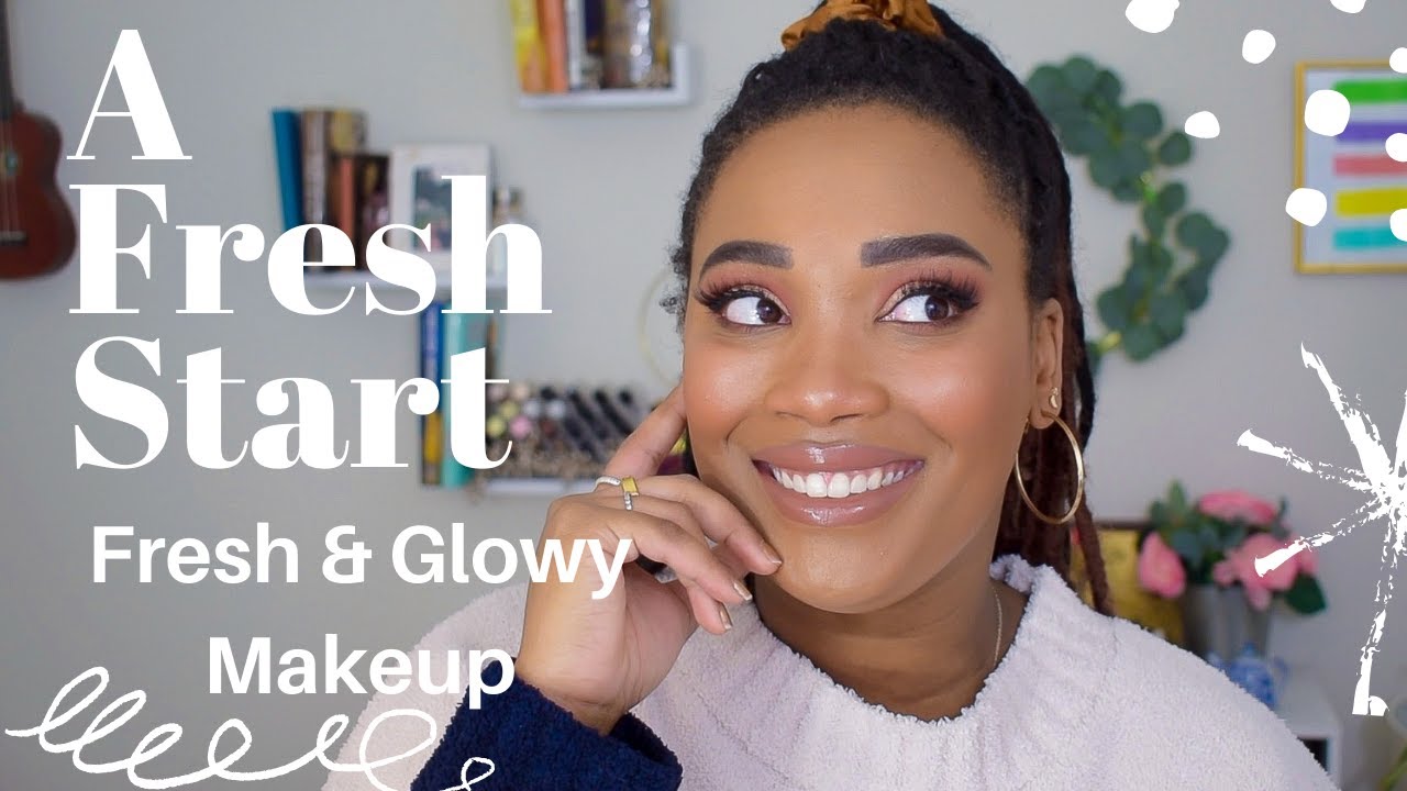 A Fresh Start | Fresh, Dewy & Glowy Makeup For the New Year 2021 - YouTube