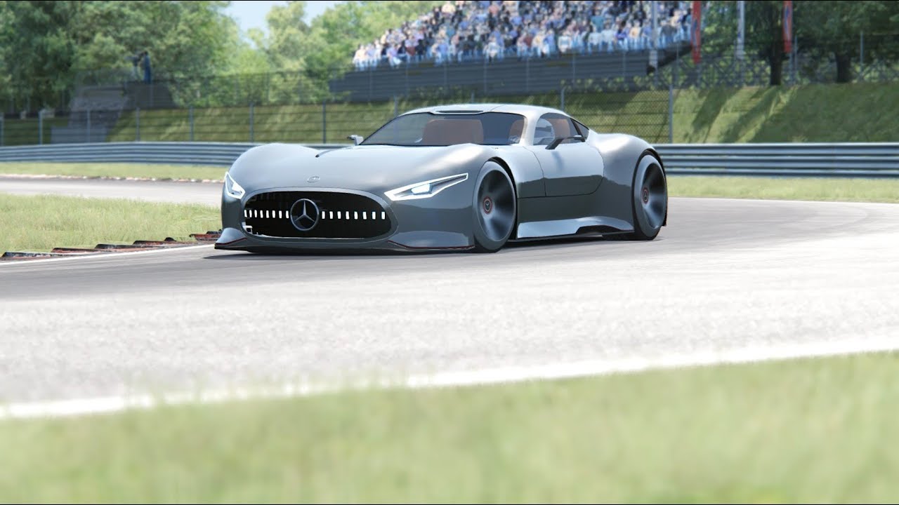 Mercedes-Benz Vision GT at Magione - YouTube