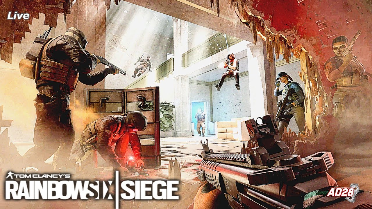 Rainbow Six Siege Live AD28 - YouTube