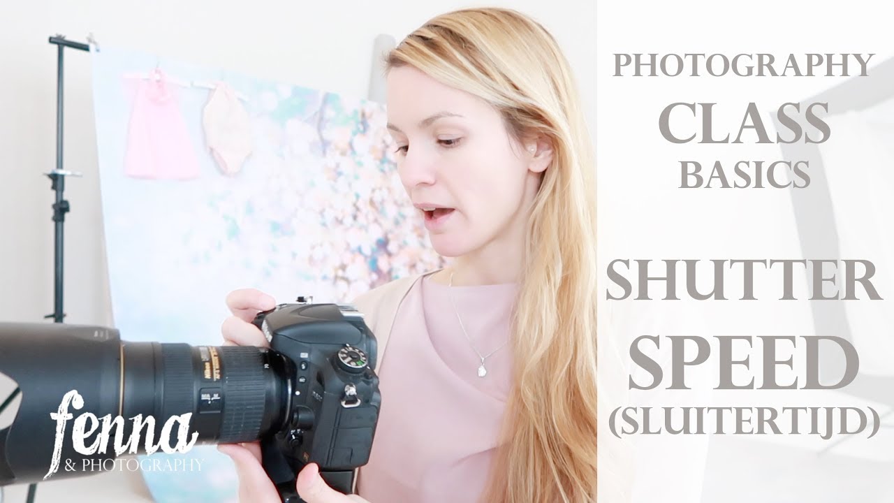 Photography Class Basics - Shutter Speed / Sluitertijd - YouTube