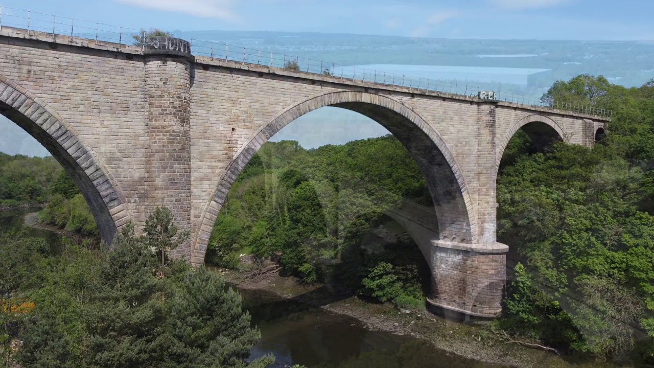 Victoria viaduct Washington Tyne and Wear - YouTube