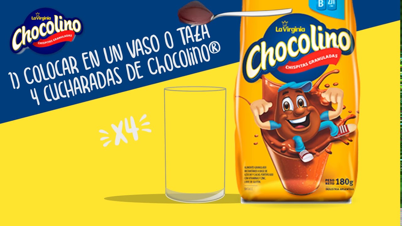 Como preparar Chocolino en 3 pasos - YouTube
