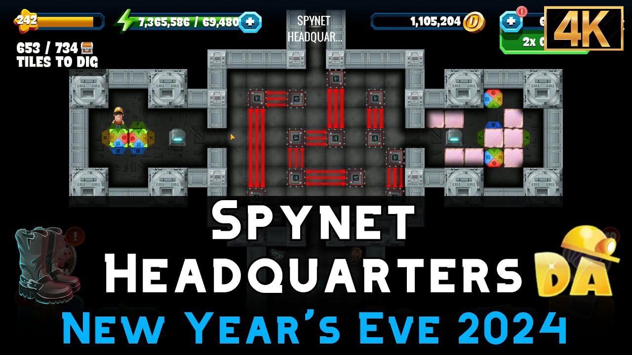 Spynet Headquarters | New Year's Eve 2024 #4 | Diggy's Adventure - YouTube
