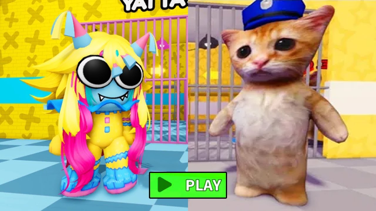 EL GATO'S BARRY VS YATTA BARRY'S PRISON RUN OBBY #roblox - YouTube