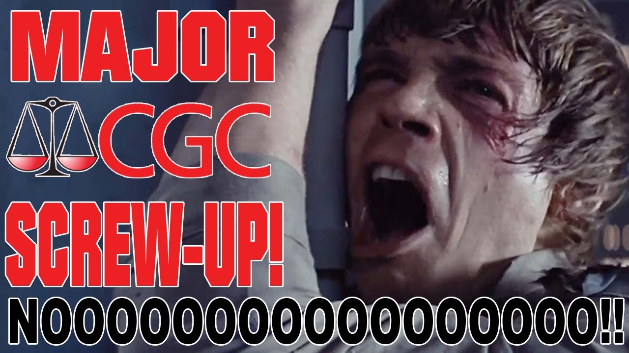 MAJOR CGC SCREW UP!!! - YouTube