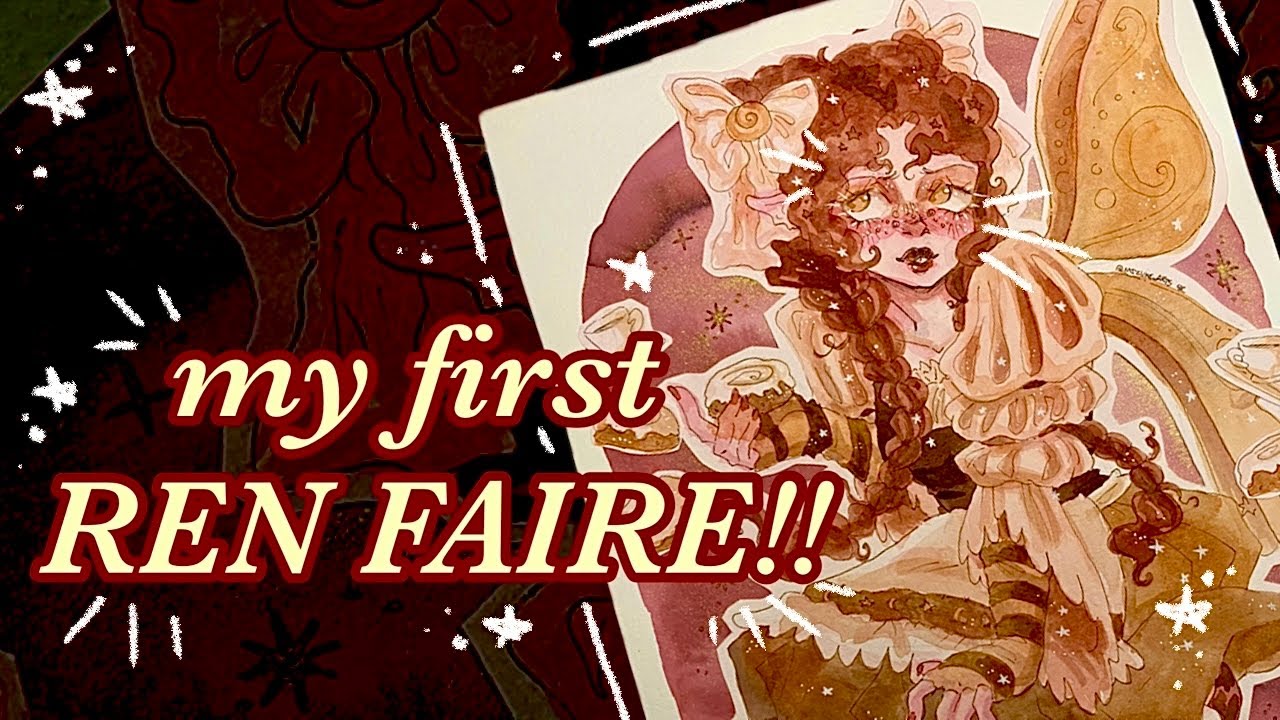 MY FIRST REN FAIRE STORY TIME🕯️🍁 + paint with me!! - YouTube