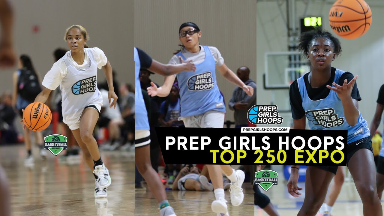 Sanaa Tripp, Crystal Henderson, & Yasmine Allen show out during Prep Girls Hoops Top 250 Expo ...