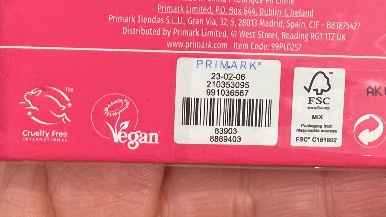 MakeUp At Primark | Cruelty Free Makeup | Vegan Makeup UK | Primark ...