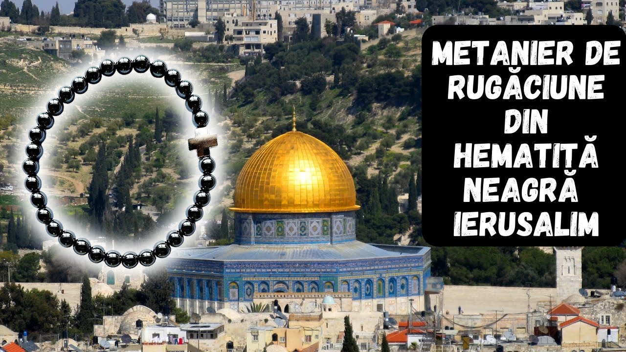 Metanier de Rugăciune din hematită neagră – Ierusalim - YouTube