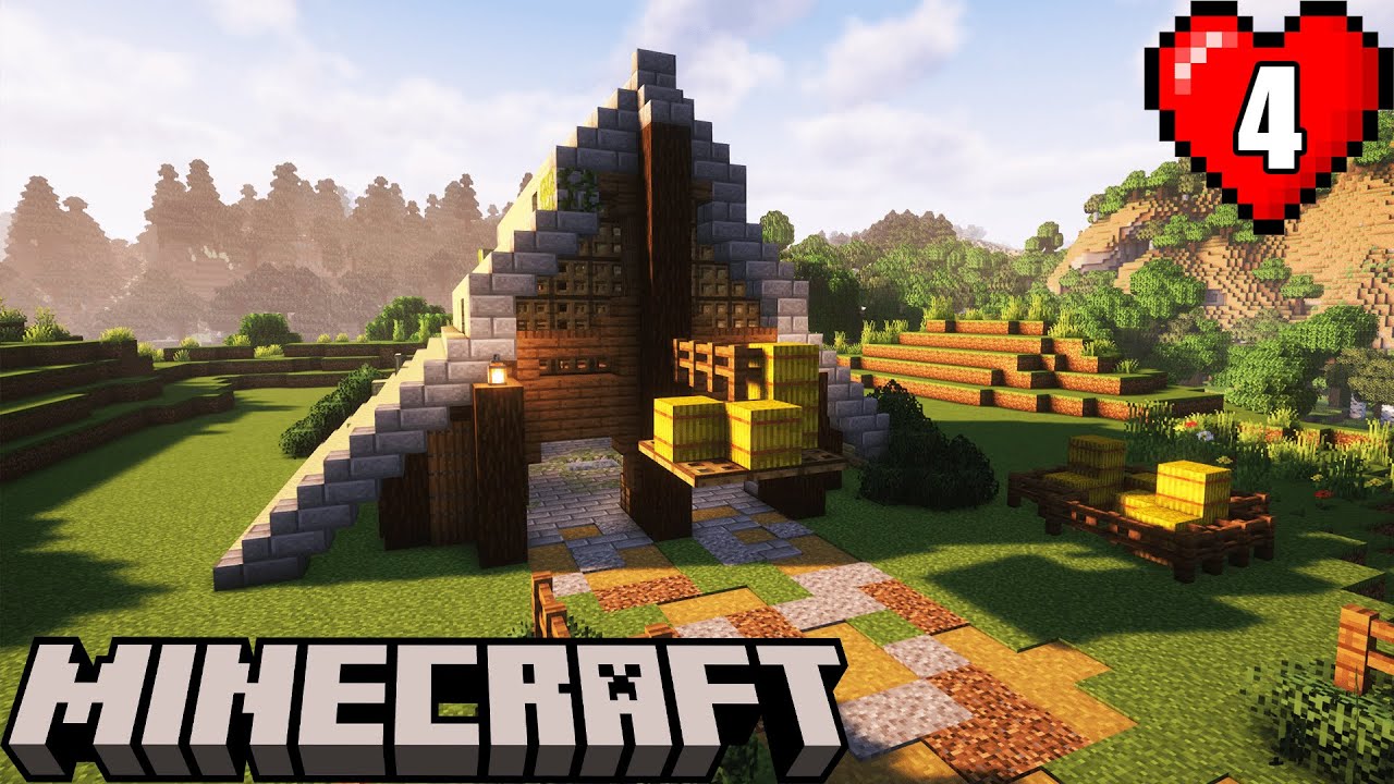 Minecraft - EP #4 - Best storage house for survival, cozy and relaxing ...