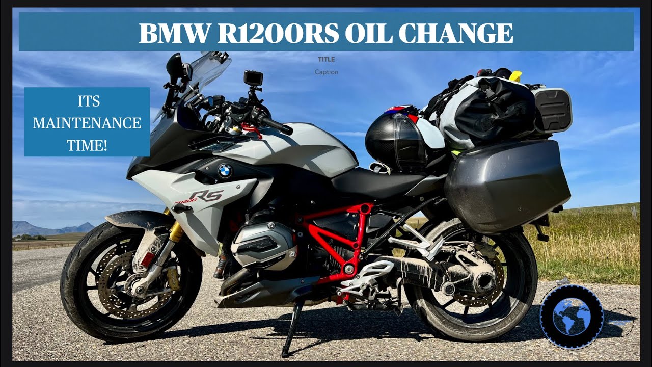 DIY BMW R1200RS Oil change - YouTube