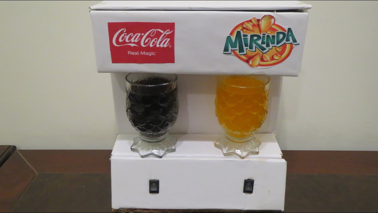 COCA COLA and MIRANDA Dispenser / MINI GENIUS - YouTube