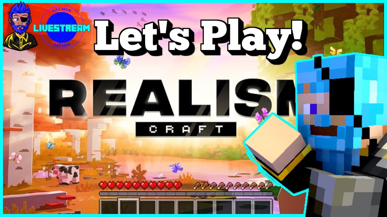 Let's Play Realismcraft 1.1 With Daz Man- Minecraft Bedrock - YouTube