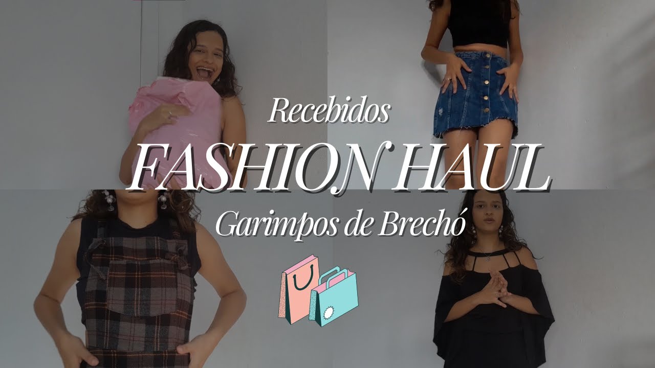 RECEBIDOS NC BRECHÓ - FASHION HAUL #1 - Fernanda Florêncio - YouTube