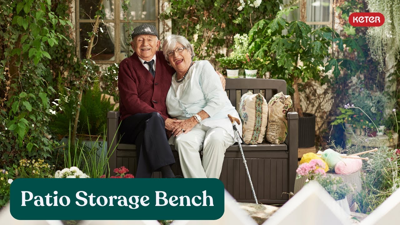 Patio Outdoor Storage Bench - Keter - YouTube