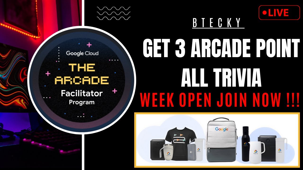 Get 3 Arcade Points || Google Cloud Arcade September All Week Live Now ...