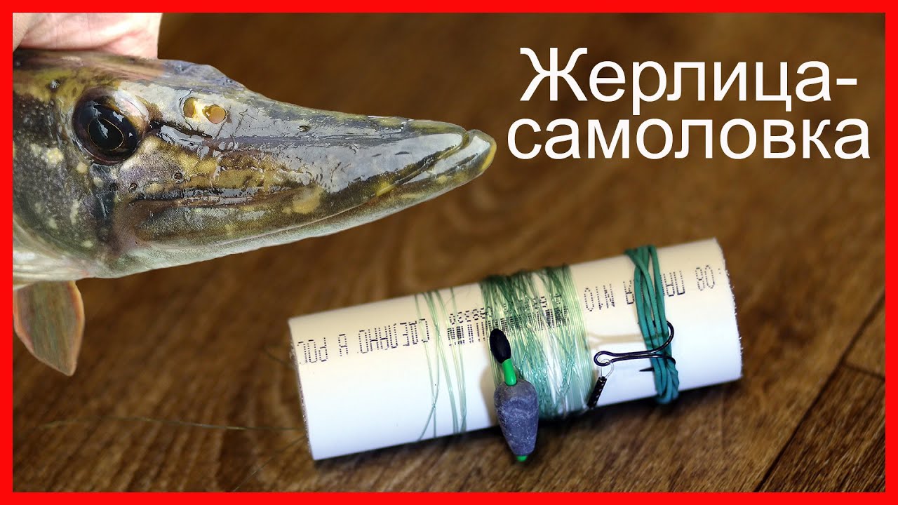 Жерлица самоловка для зимы и лета Рыбалка на щуку станет интересней Youtube
